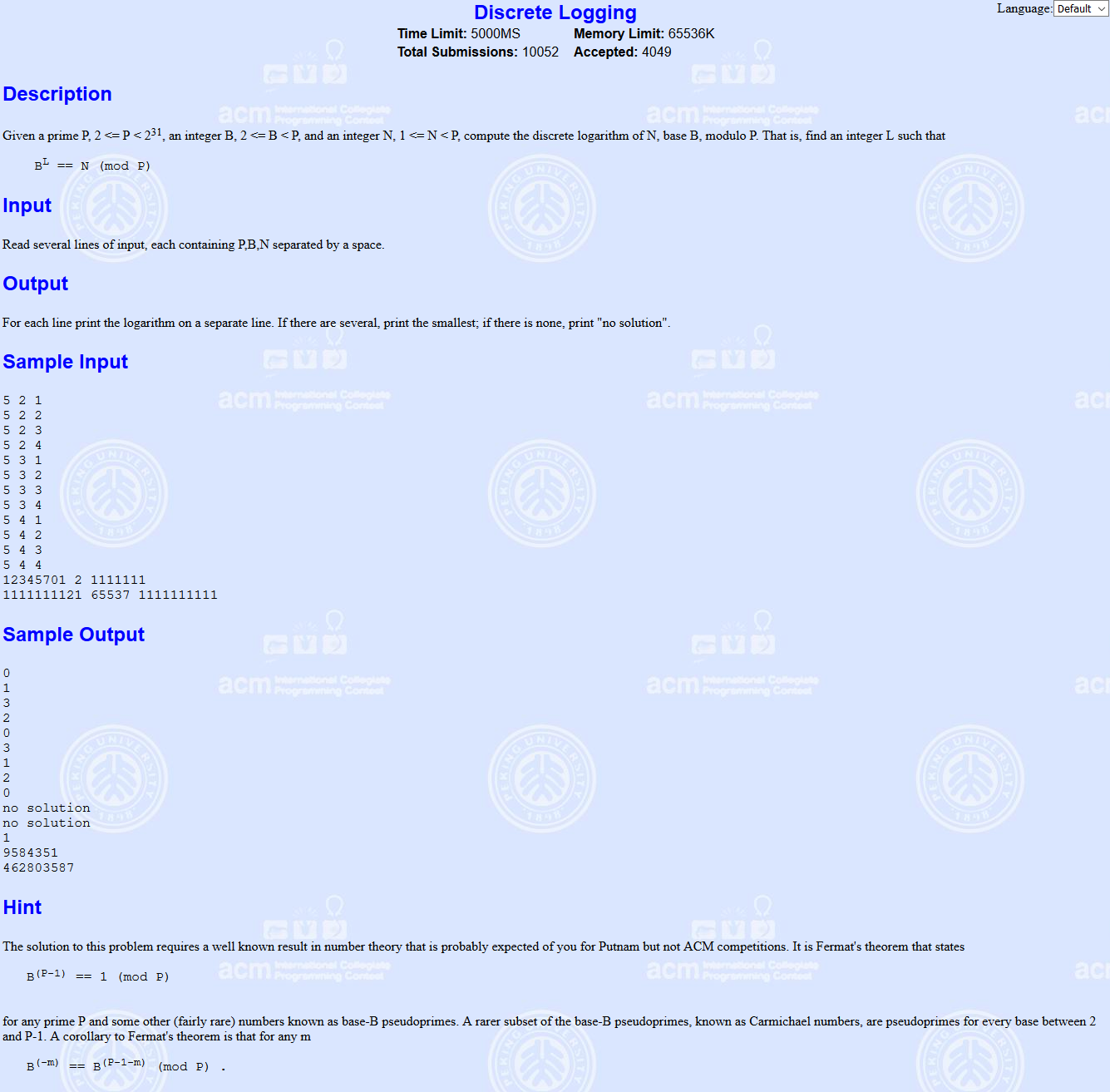 BSGS算法 | GreenHatHGのBlog